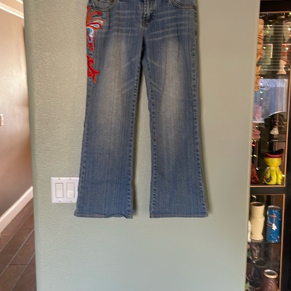 zizabeh jeans | Jeans | Rare Vintage Embroidered Blue Jeans | Poshmark